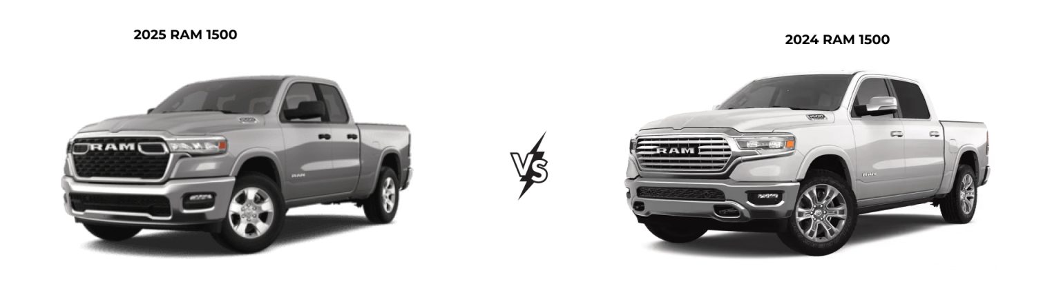 2025 Ram 1500 vs 2024 Ram 1500 - Countryside Chrysler Dodge